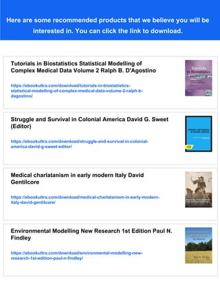 Modelling Survival Data in Medical Research Third Edition David Collett | PDF