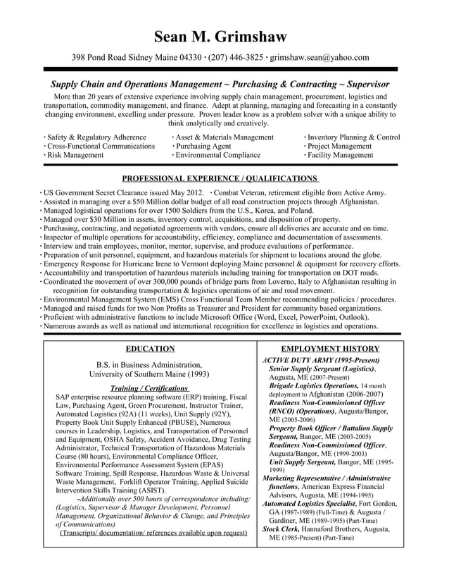 Resume Sean Grimshaw | PDF