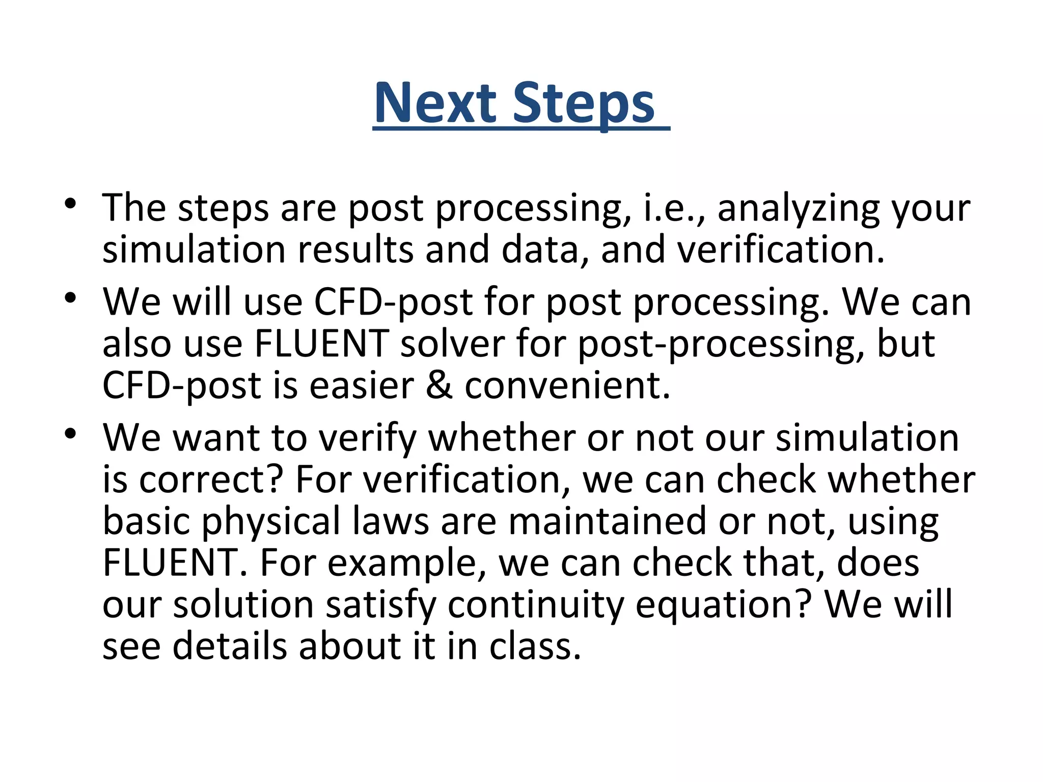 CFD & ANSYS FLUENT | PPT