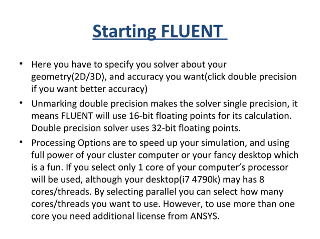 CFD & ANSYS FLUENT | PPT | Physics | Science