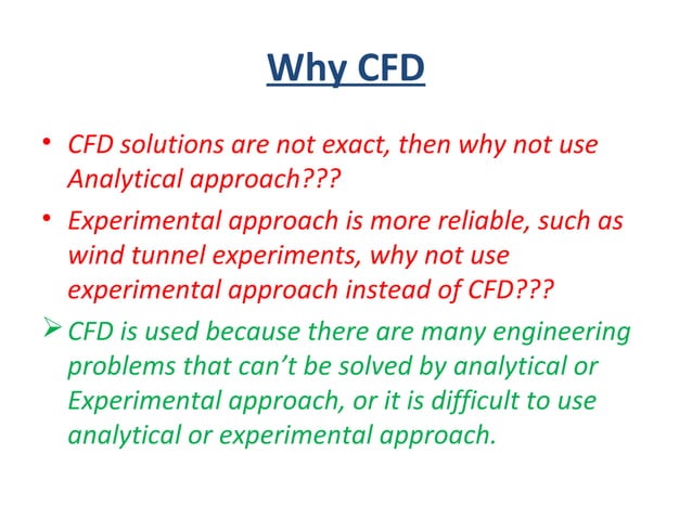 CFD & ANSYS FLUENT | PPT | Physics | Science