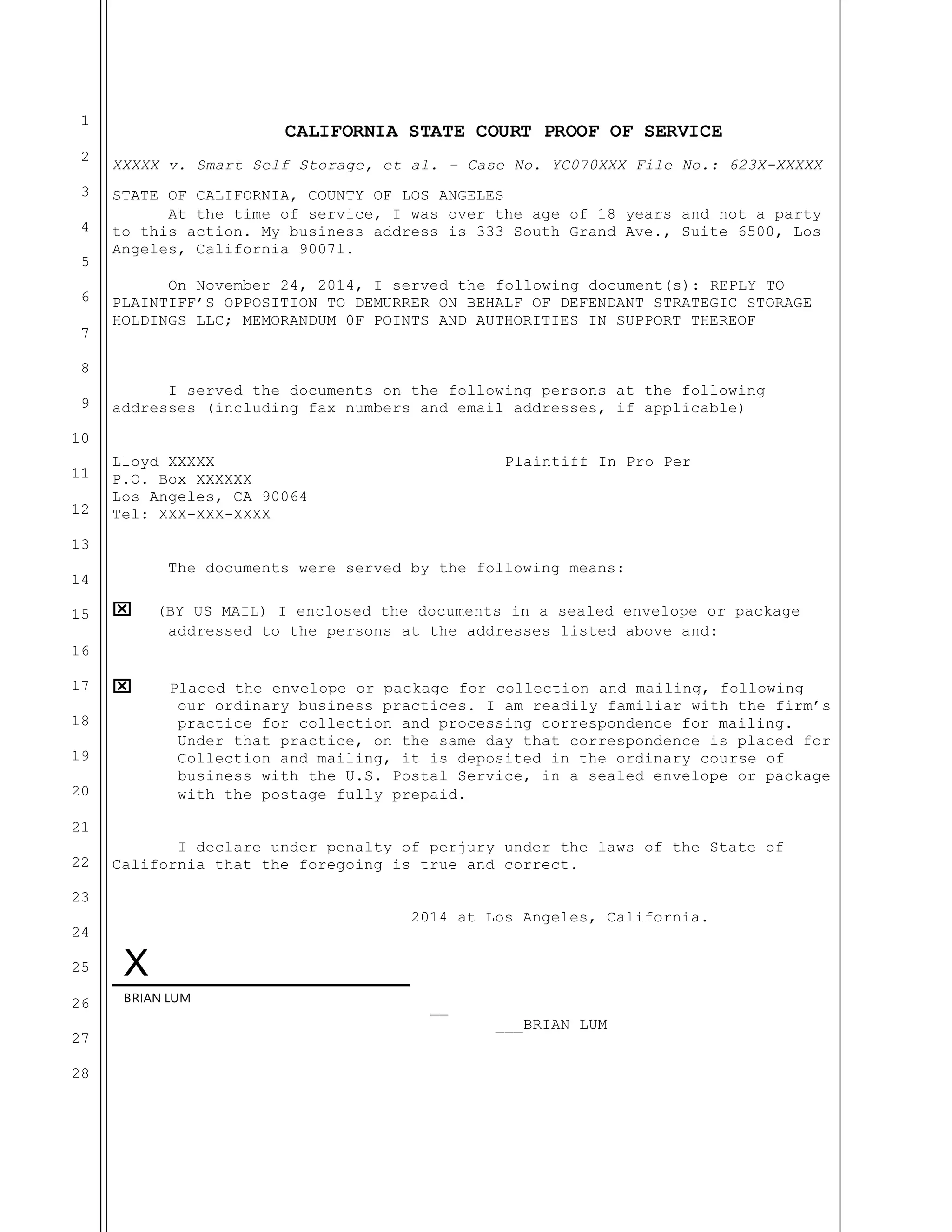 reply to plaintiff's demurrer | DOCX