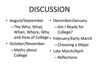 COLLEGE 101 Presentation | PPTX | College Planning | College Education