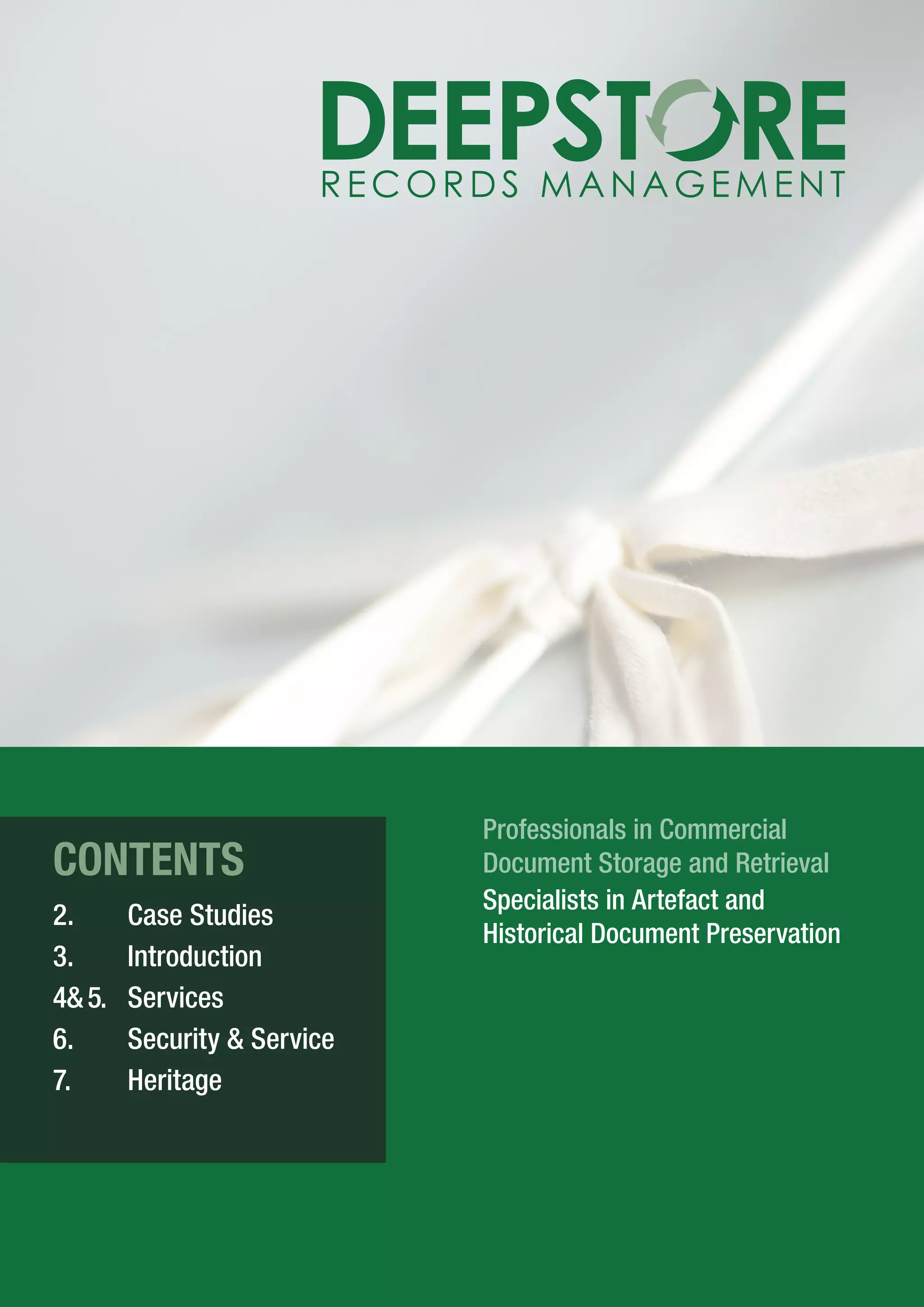 Deepstore Brochure | PDF