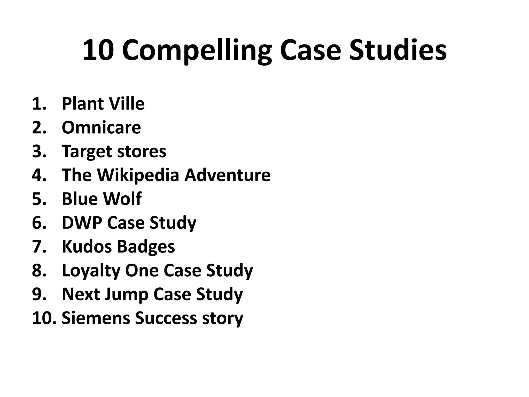 Gamification in employee engagement - 10 compelling case studies - Manu ...