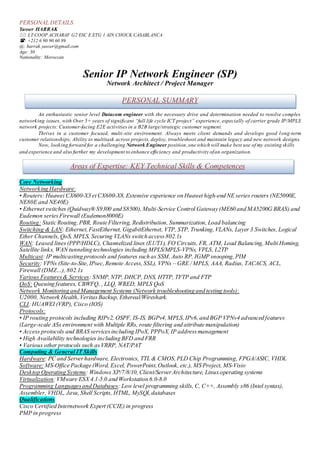 Yasser Harrak resume | PDF