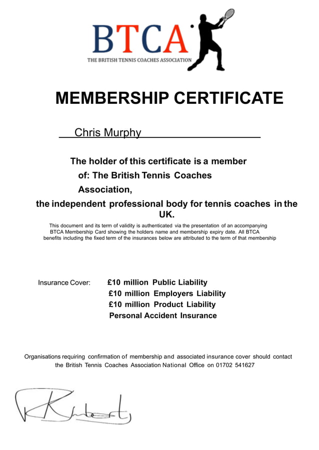 BTCA_Membership | PDF | Insurance | Personal Finance