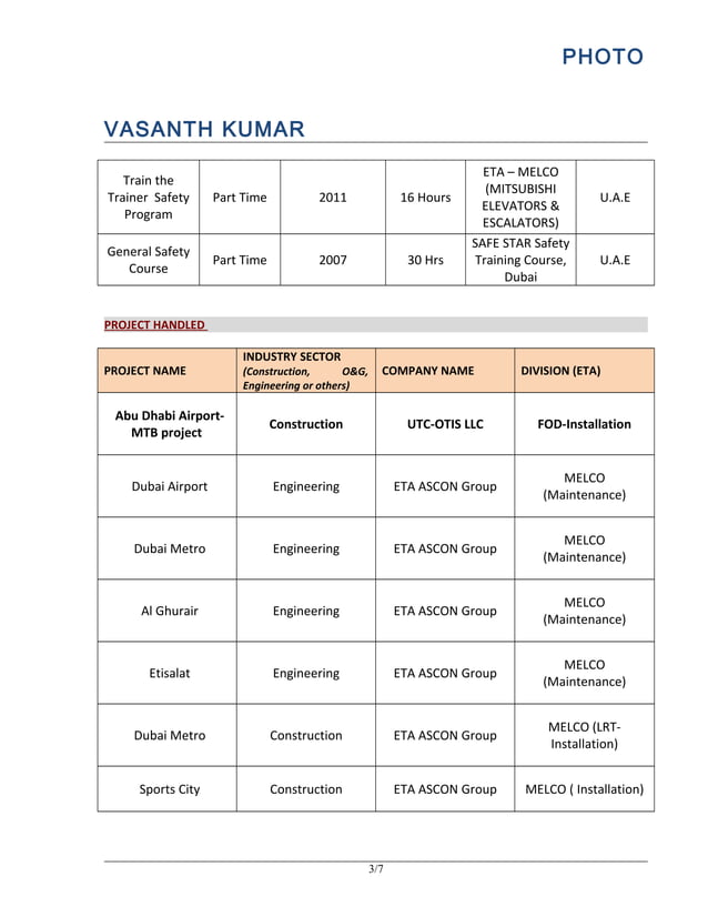 Vasanth-CV Format(2015) | DOC | Civil Engineering Industry | Industries