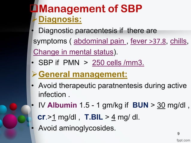 SBP (National Hepatic Institute) | PDF