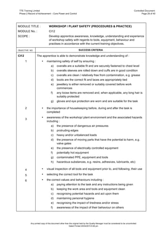 Phase 2 Core Power and Control RoA.3 | PDF