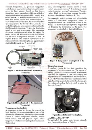 An Automatic Temperature Monitoring and Control System for Electric Power Distribution Panel | PDF