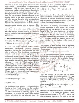 A Technique for Partially Solving a Family of Diffusion Problems | PDF ...