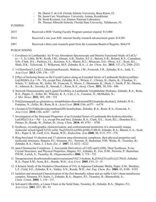 CV Ralph Zehnder | PDF | Chemistry | Science