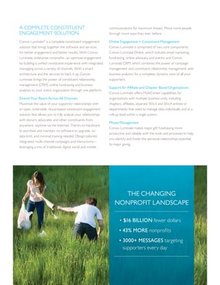 Convio-Luminate-Brochure | PDF