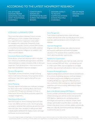 Convio-Luminate-Brochure | PDF | Marketing and Advertising | Business