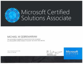 Microsoft Certification | PPT