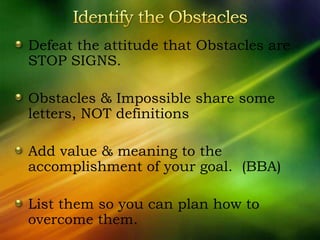 7 Steps to Goal Success | PPT