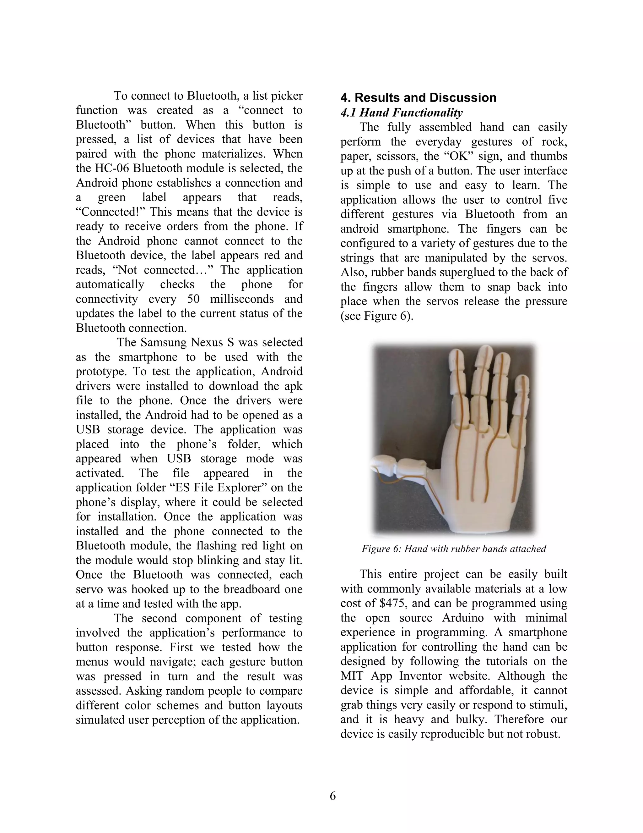 Robotic Hand in Motion Final Paper | PDF