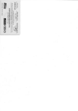 OSHA 10 Card | PDF