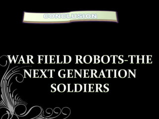 AUTONOMOUS MINE SWEEPING ROBOT | PPT