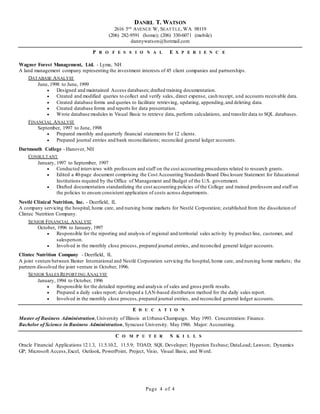 Resume - Dan Watson | DOCX