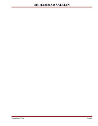 Updated CV of Salman | DOC