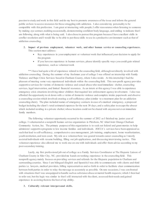 Capella Extended Goal Statement | DOCX