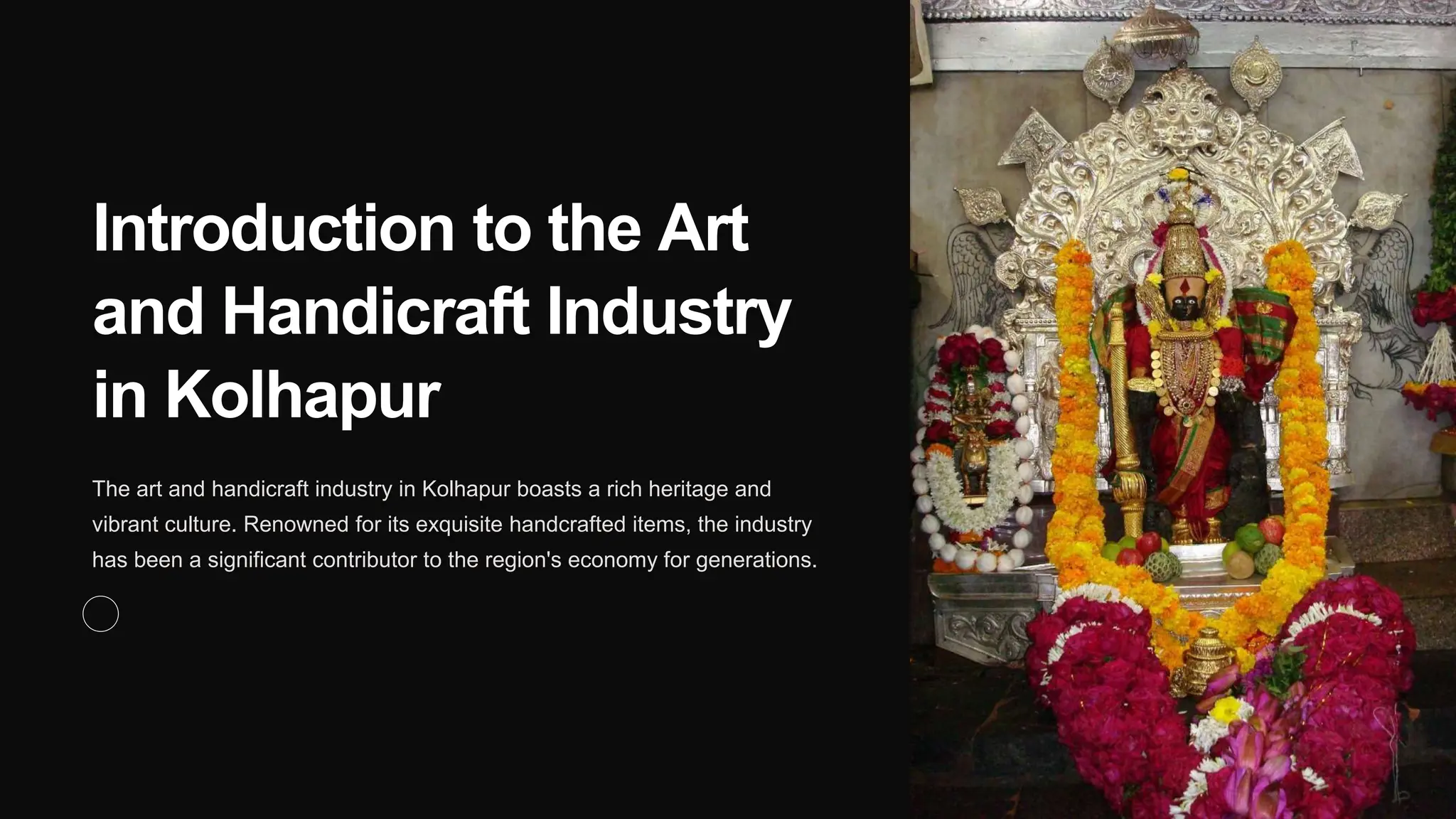 Introduction to the Art and Handicraft Industry in kolhapur | PPTX