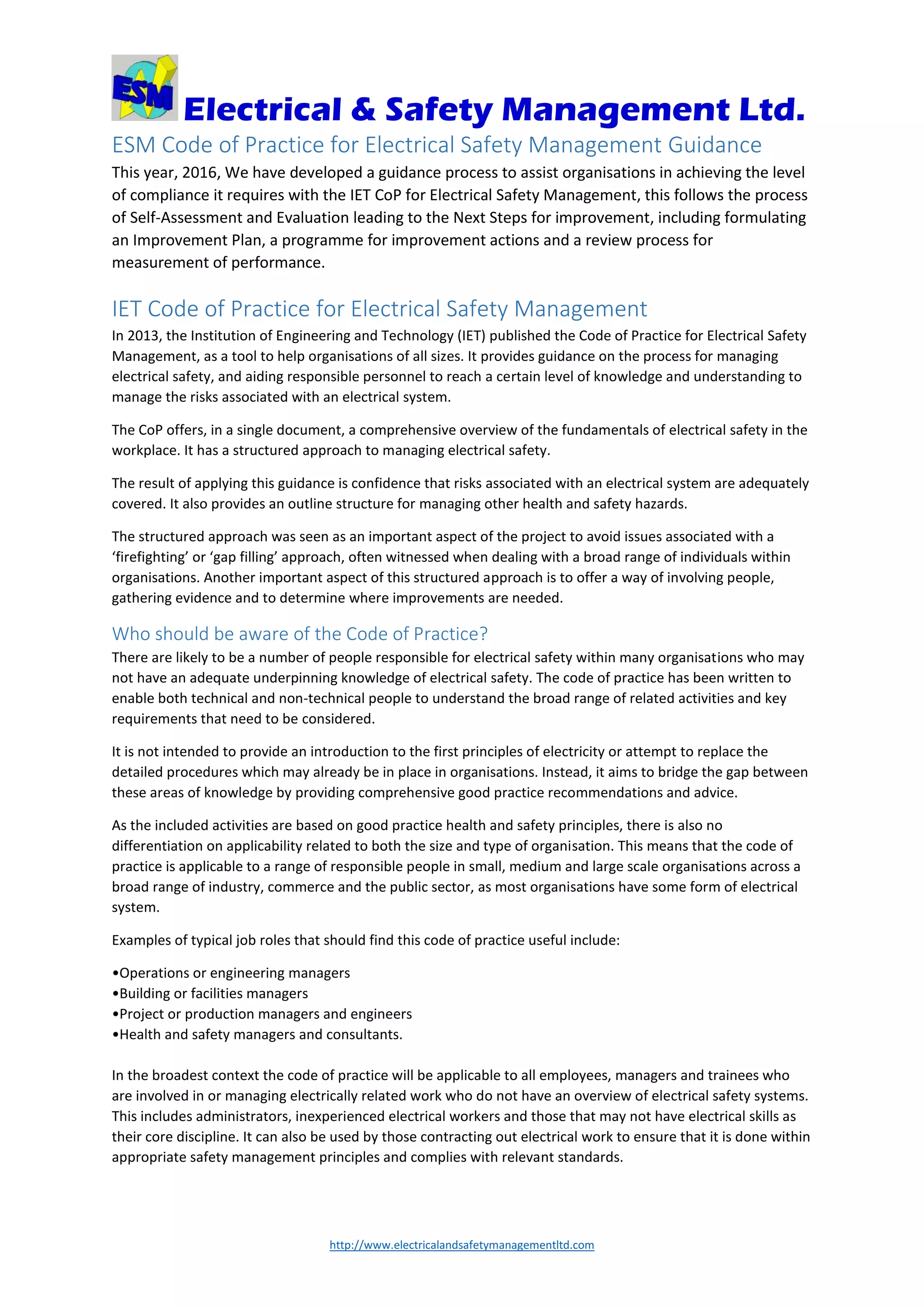 Electrical Risk Management | PDF