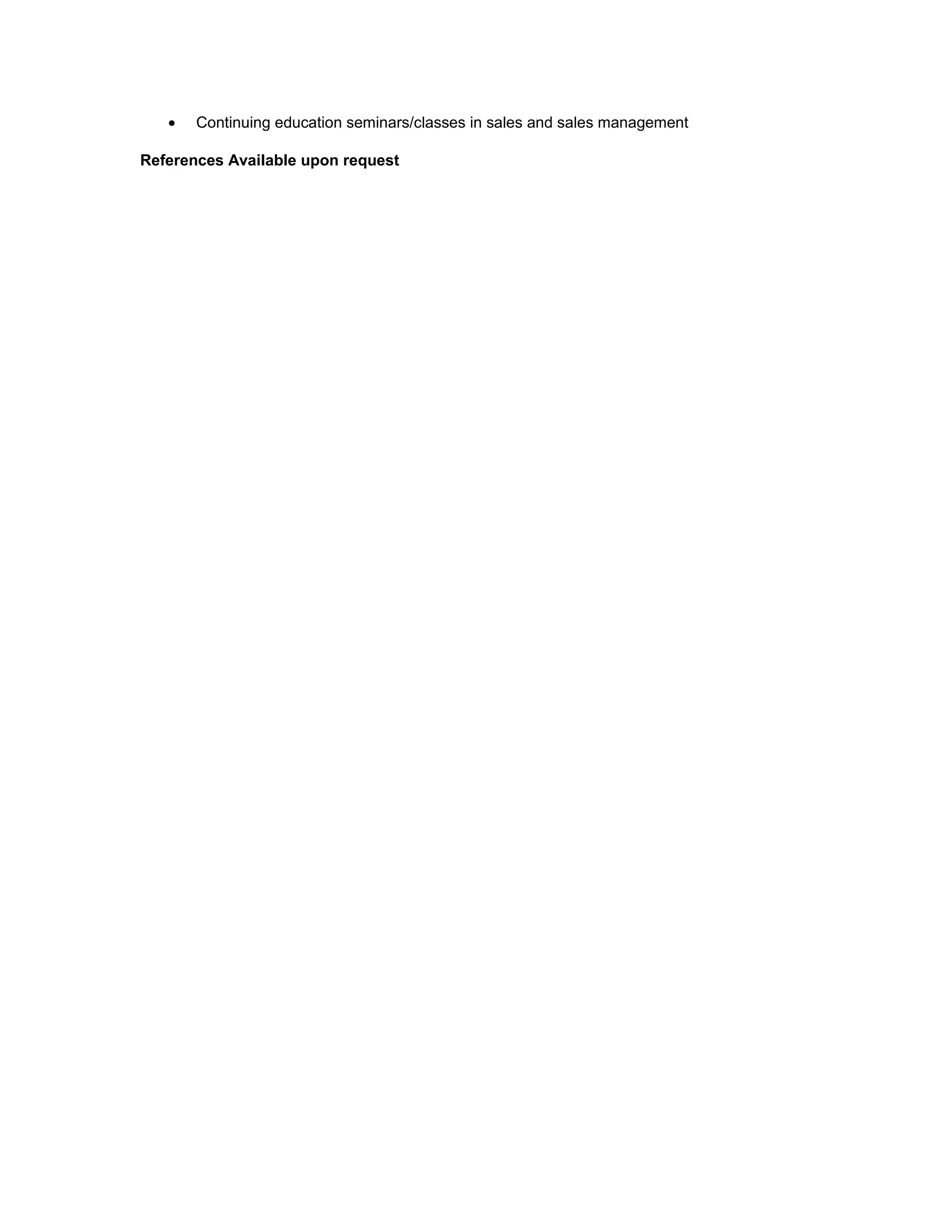 Resume for Becky Smith | DOC