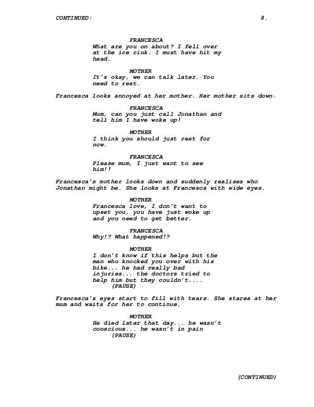 Script A Glimpse Into The Future