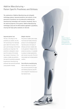 Additive Manufacturing in the Medical Field -EOS | PDF