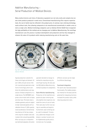 Additive Manufacturing in the Medical Field -EOS | PDF