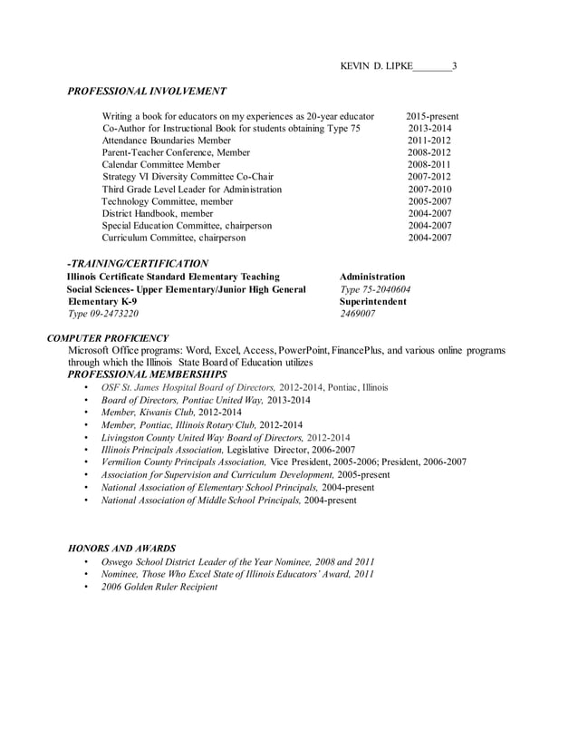 lipkeresumefinal | PDF