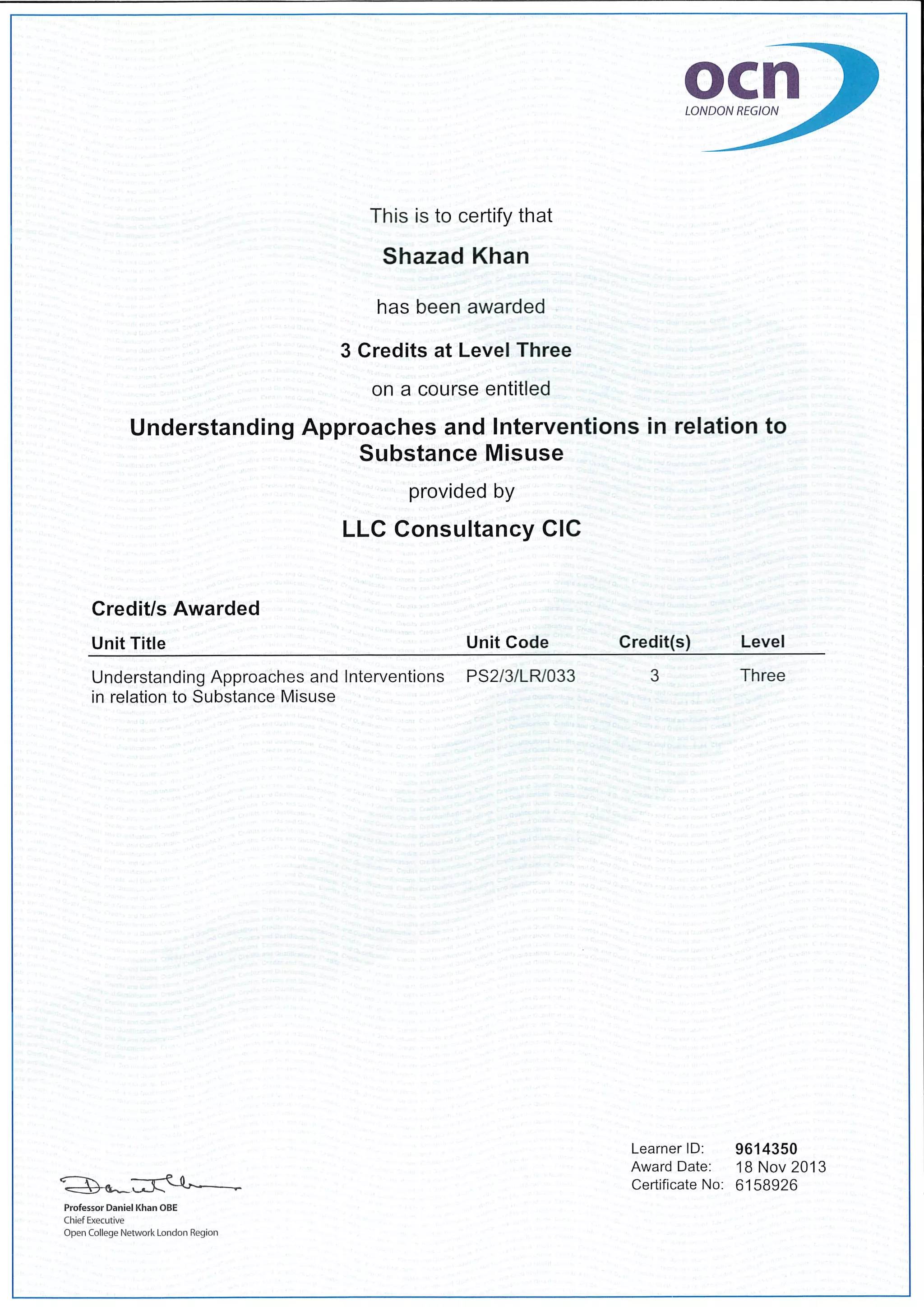 DAAT certificate | PDF