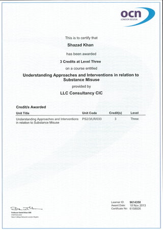 DAAT certificate | PDF