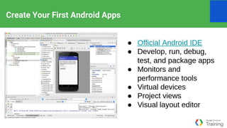 Android developer fundamentals training overview Part II | PPT