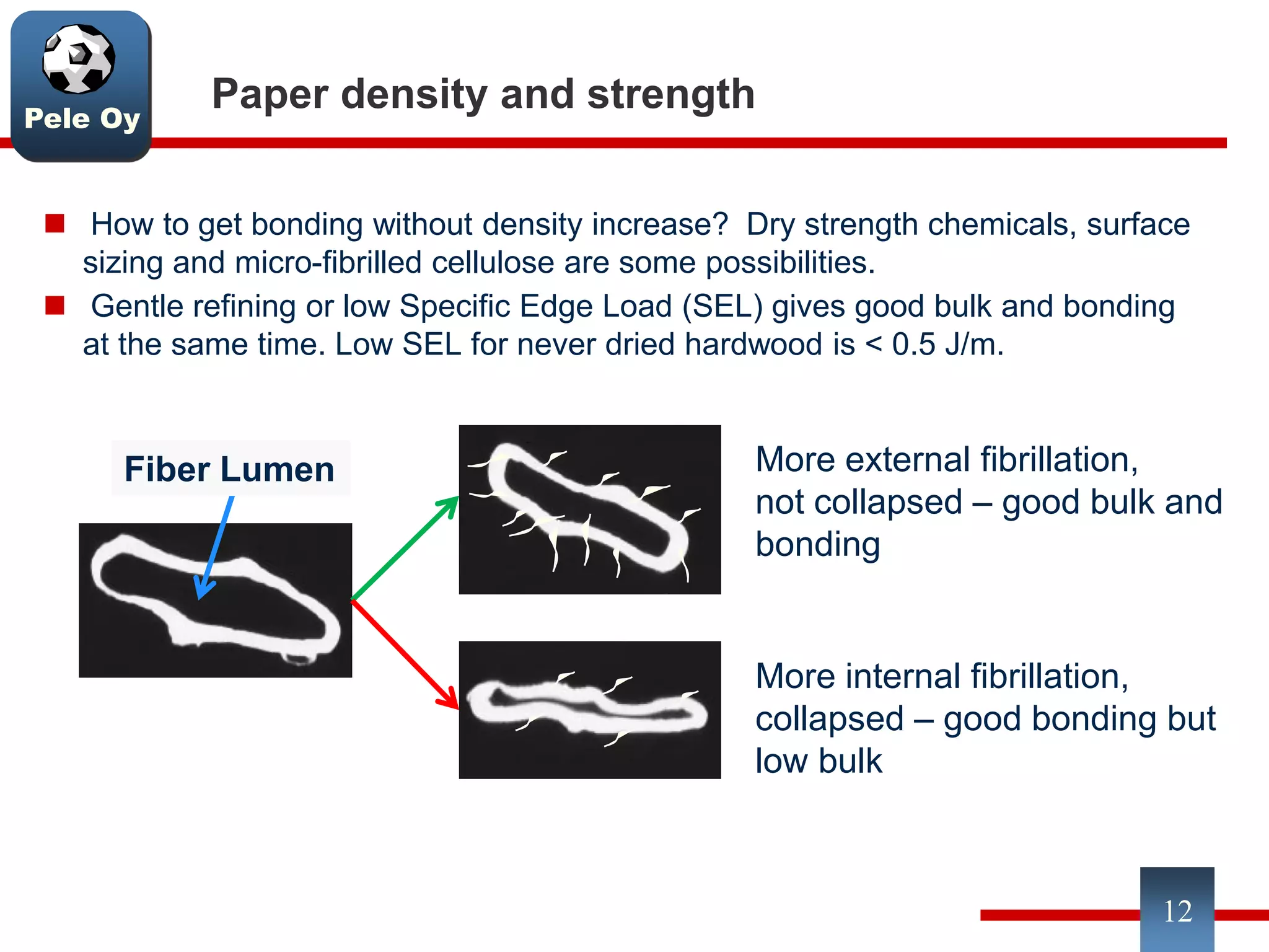 Fiber and Pulp Characteristics for Papermaking | PDF