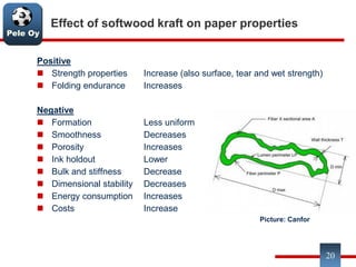 Fiber and Pulp Characteristics for Papermaking | PDF