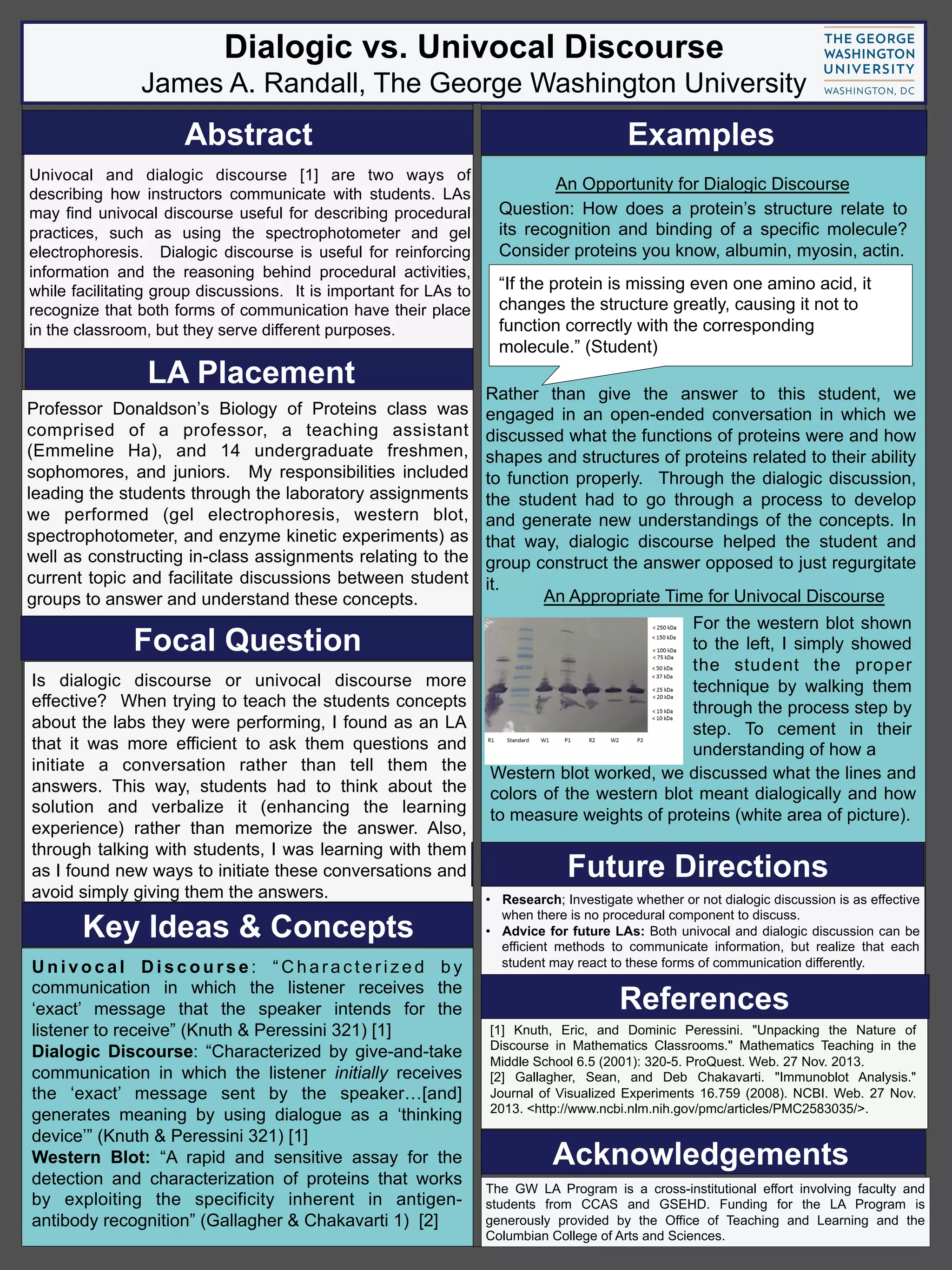 Dialogic v. Univocal Discourse | PDF