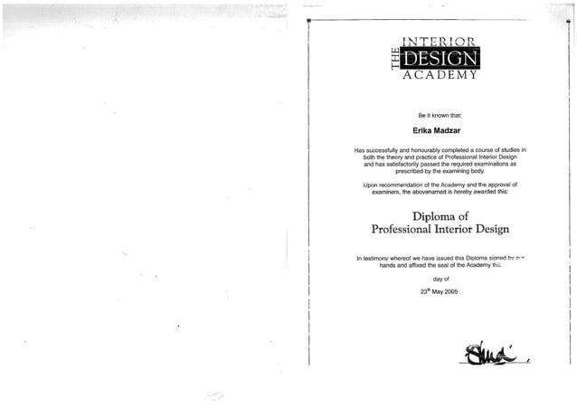 Interior Design Diploma | PDF