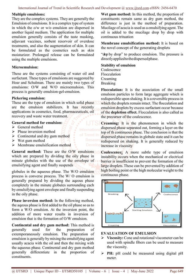 Emulgel Novel Drug Delivery System Pdf