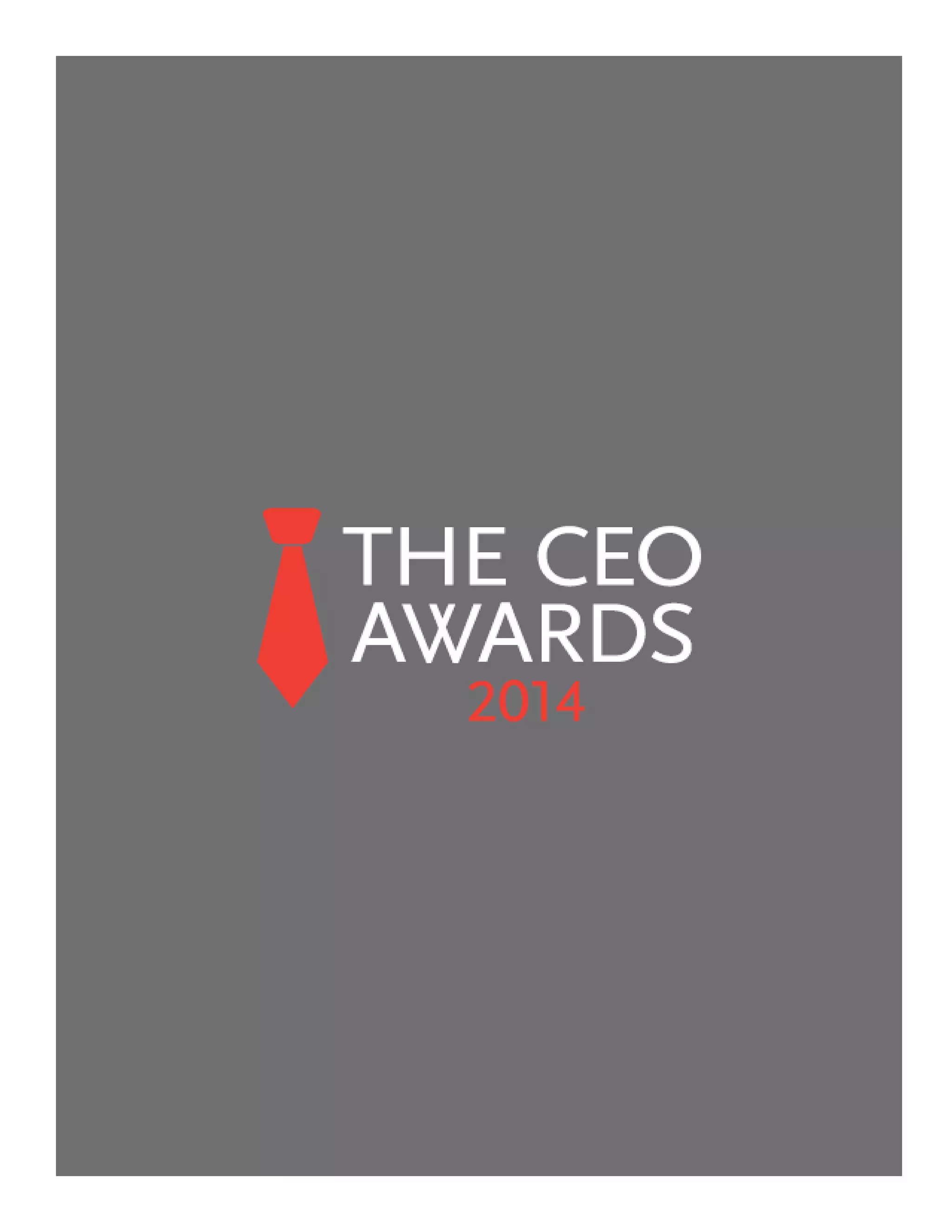 CEO Awards | PDF