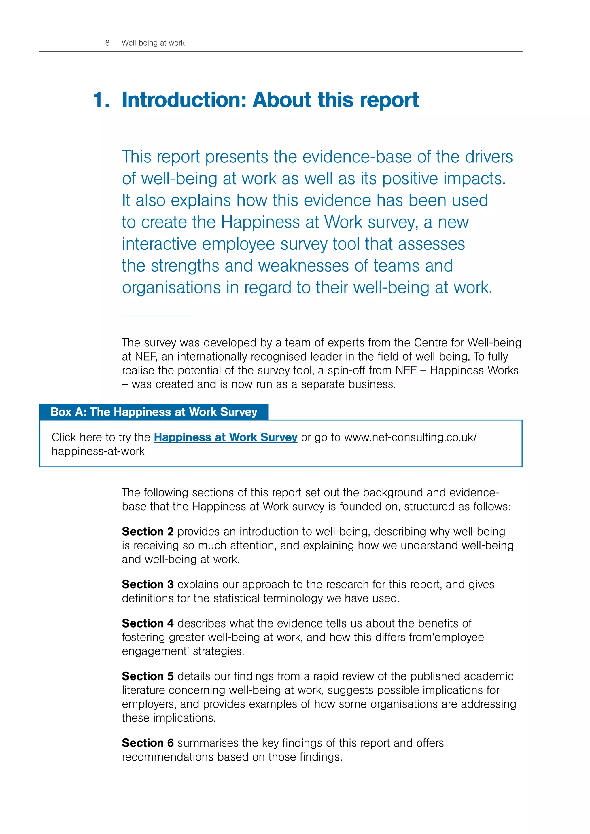 Well-being at Work | PDF
