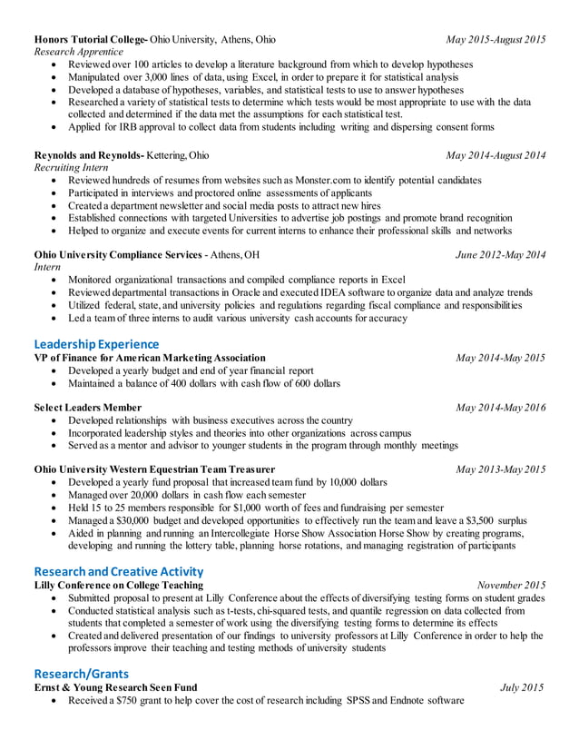 Mariah Moss Resume _ October 2016 | PDF