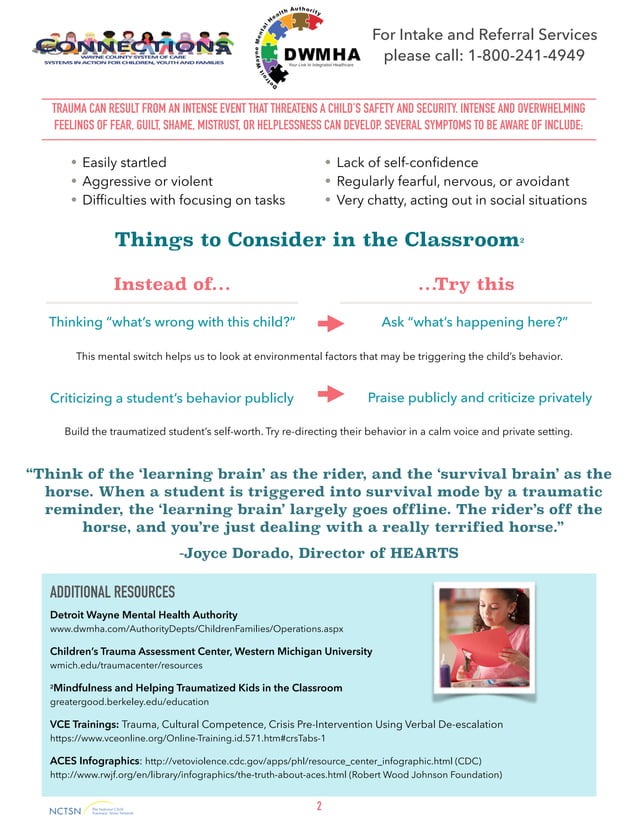 Trauma Flyer_Educators | PDF