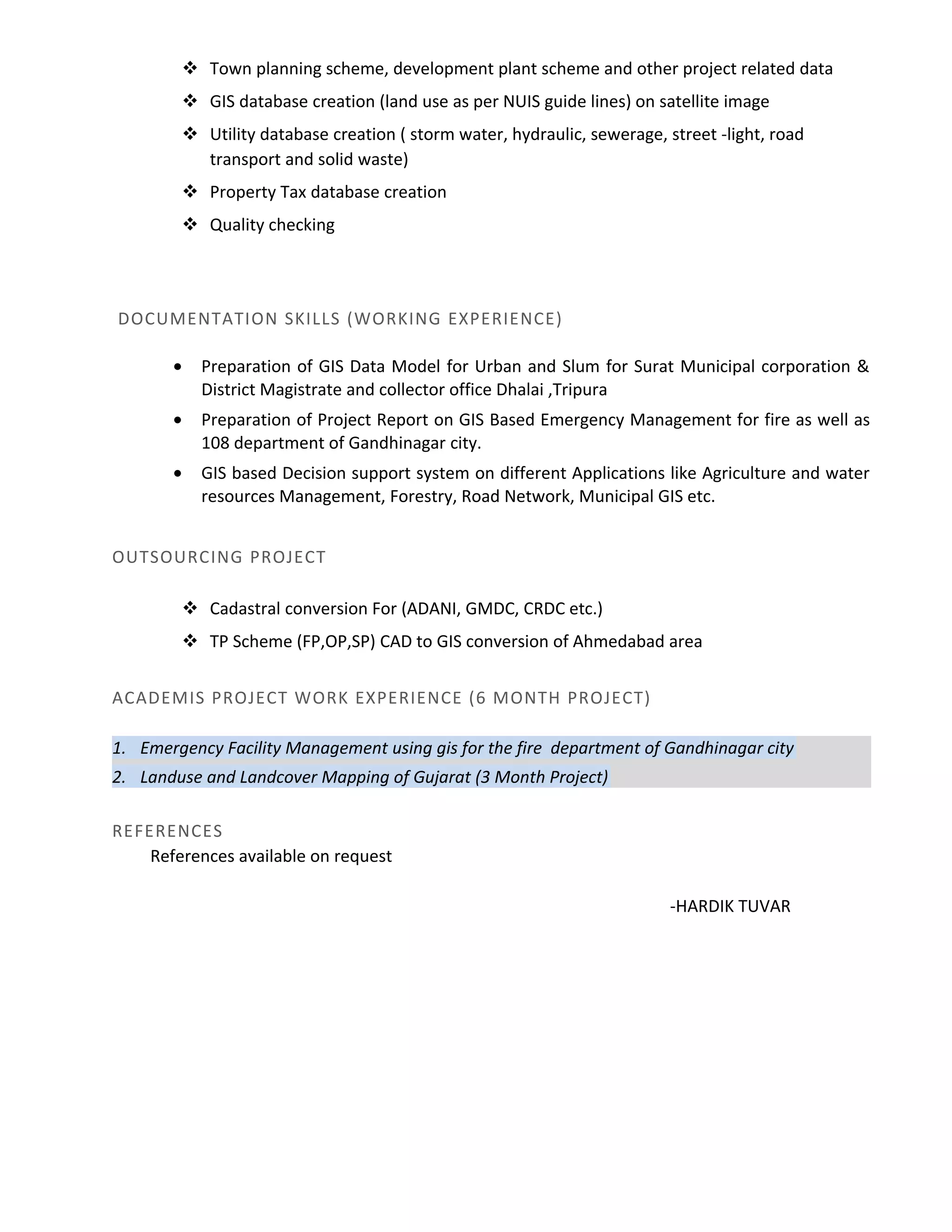 Hardik_Final_CV | PDF