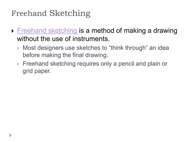 FREEHAND SKETCHING-I FREEHAND SKETCHING-I | PPTX | Drawing and ...