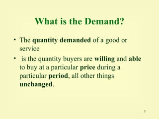Supply and Demand Explained as Basic of Economics | PPT