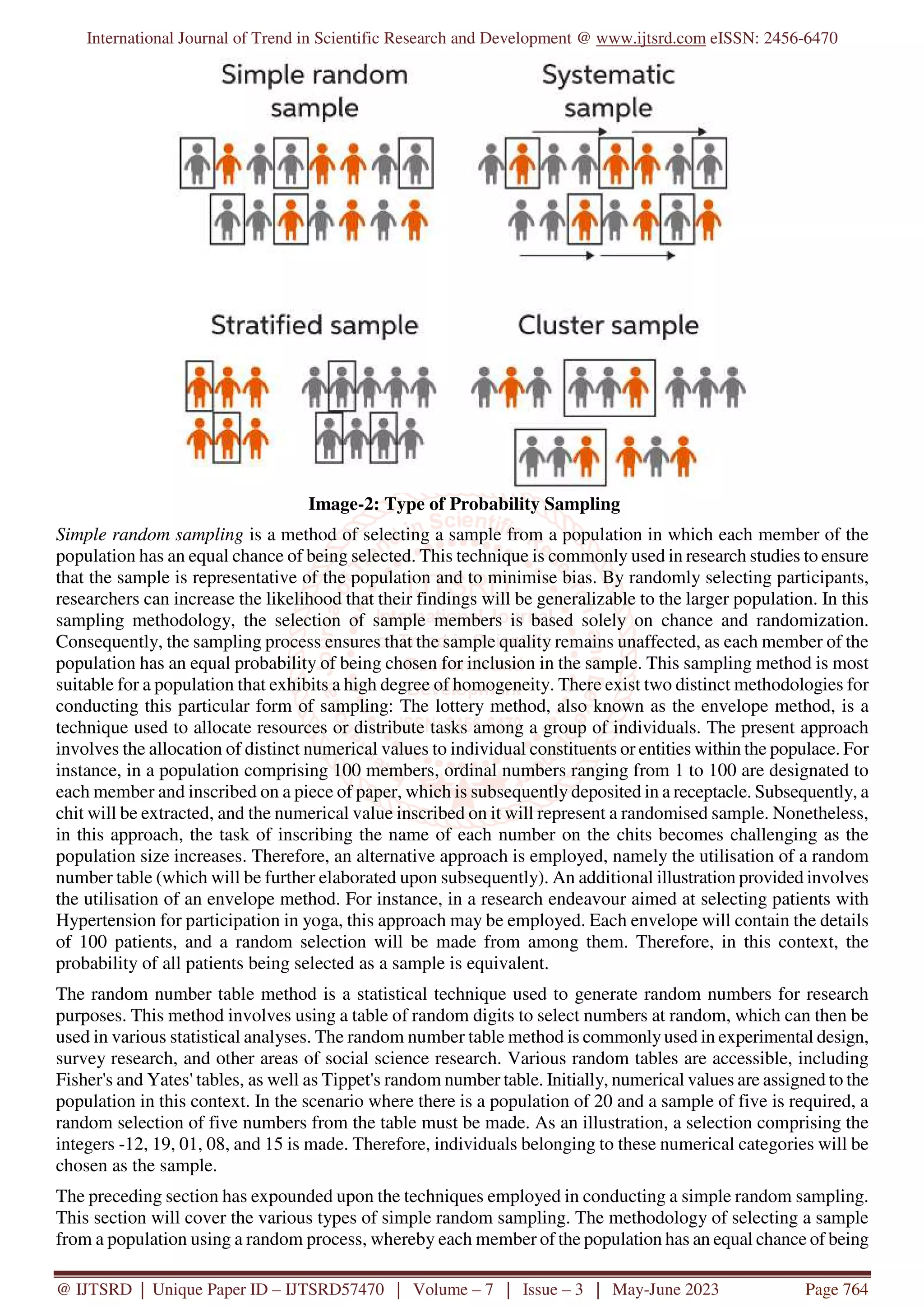 Sampling Methods in Research A Review | PDF